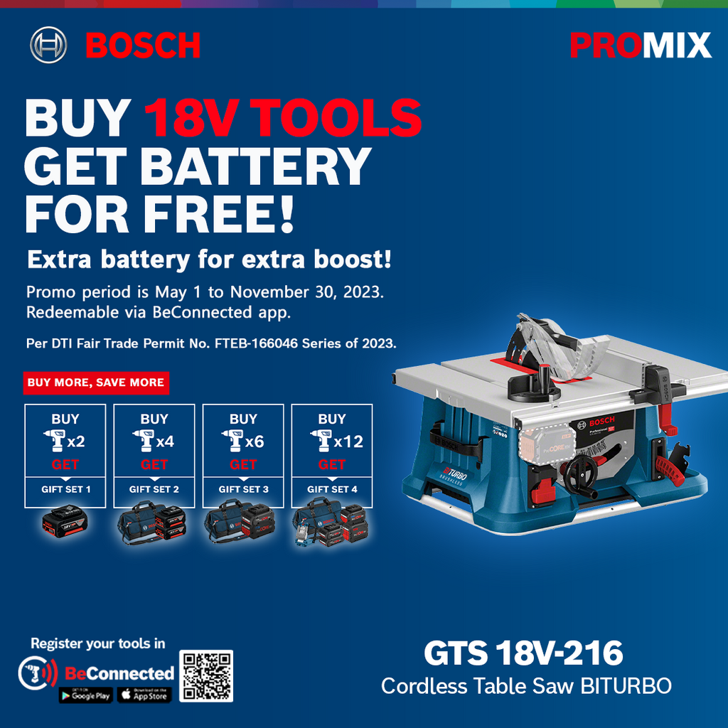 Bosch GTS 18V-216 Bare tool – Bosch By BGE