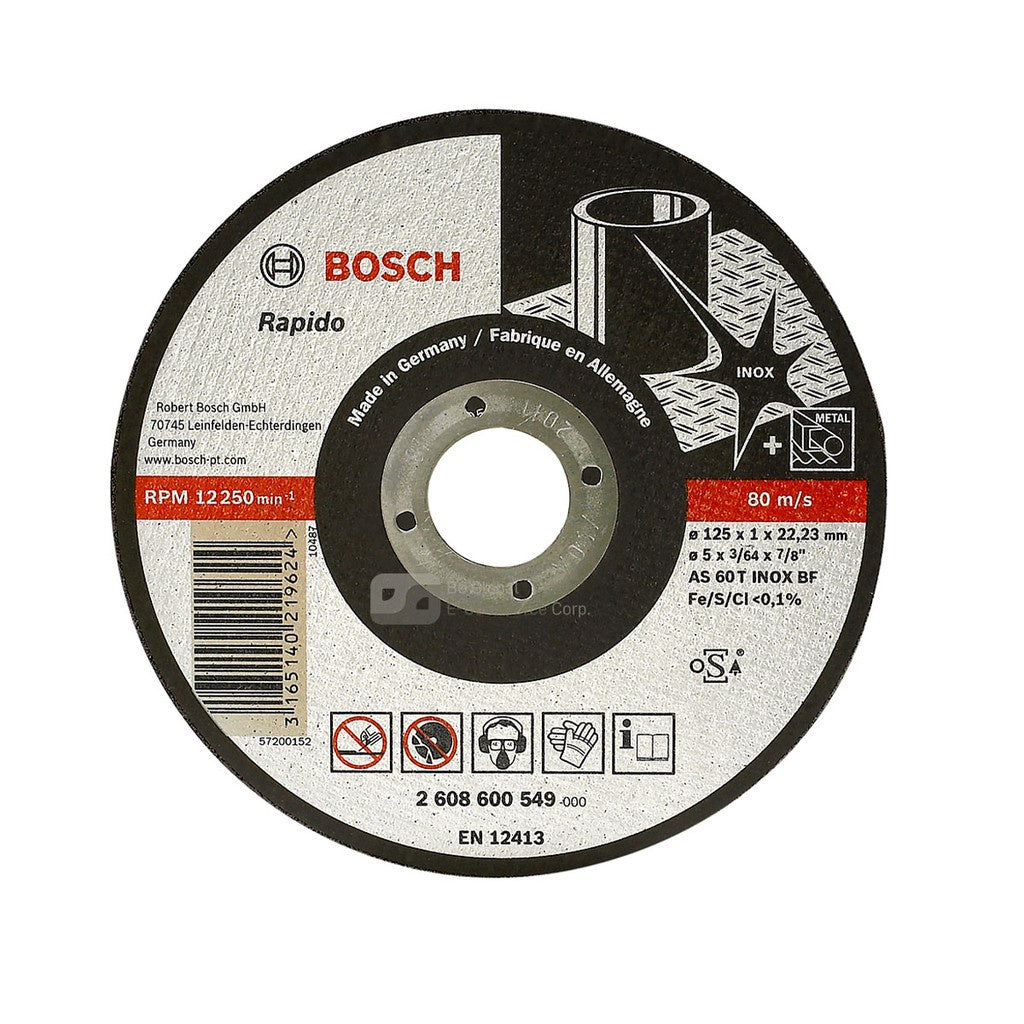 Bosch 4-inch Cutting Disc for INOX Set of 15 pcs – Bosch By BGE
