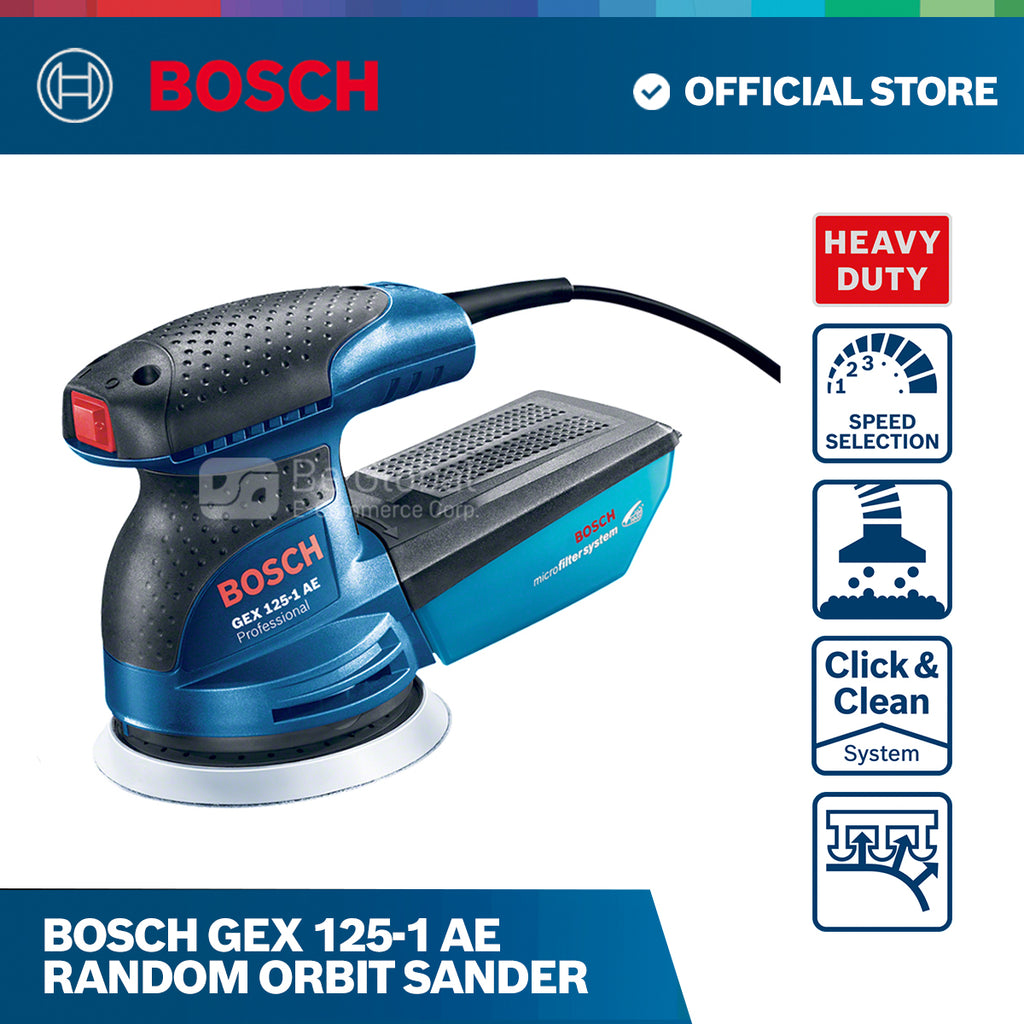 Bosch GEX 125-1 AE Random Orbit Sander – Bosch By BGE