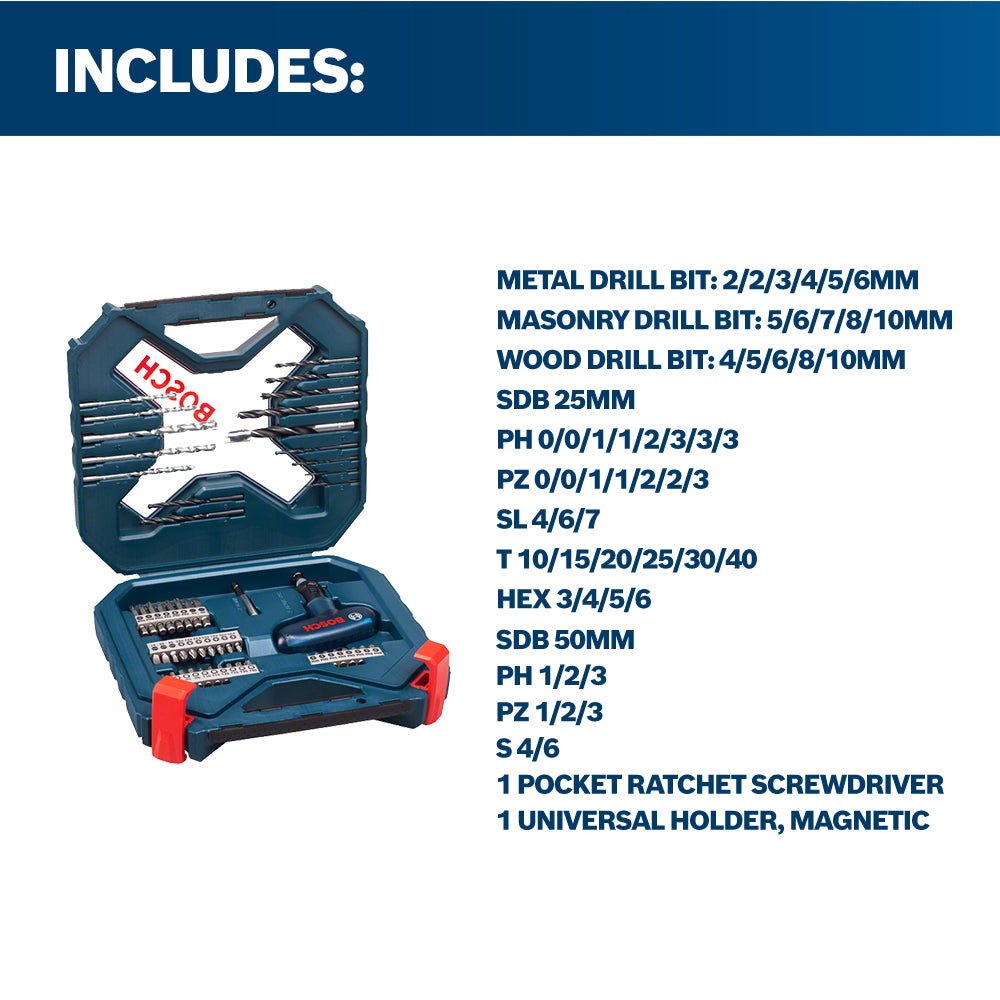 Bosch 54 pcs Mixed Set – Bosch By BGE