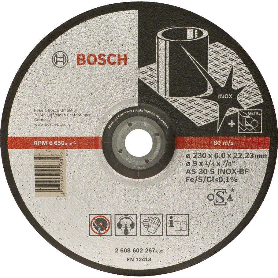 Bosch 4-inch Grinding Disc for INOX Set of 15 pcs – Bosch By BGE
